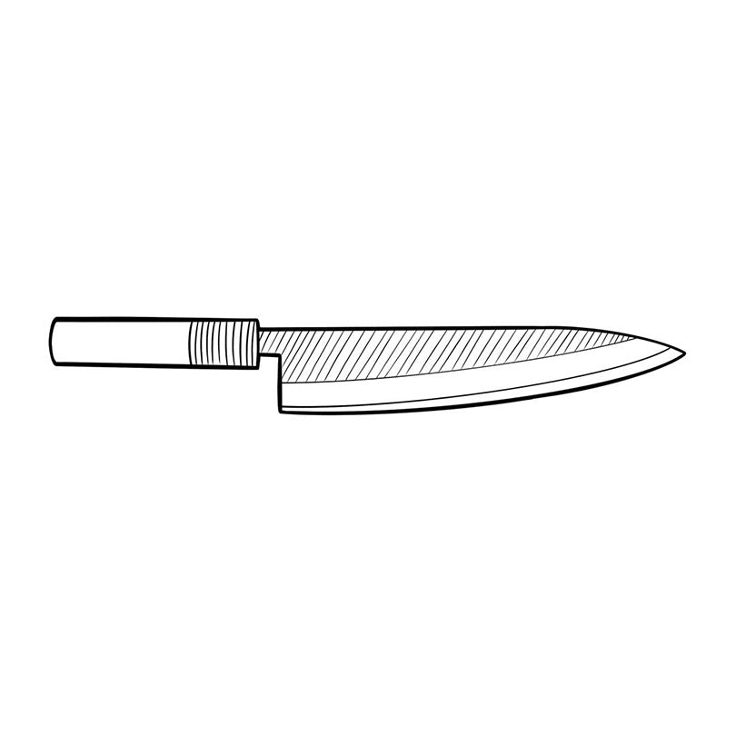 Chef Knife Drawing
