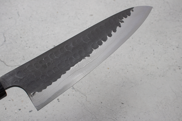 Akifusa Gyuto (Chefs Knife) 210mm, Super Blue Steel, Suminagashi - The ...