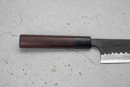 Akifusa Santoku (All purpose Knife) 170mm, Super Blue Steel, Suminagas ...