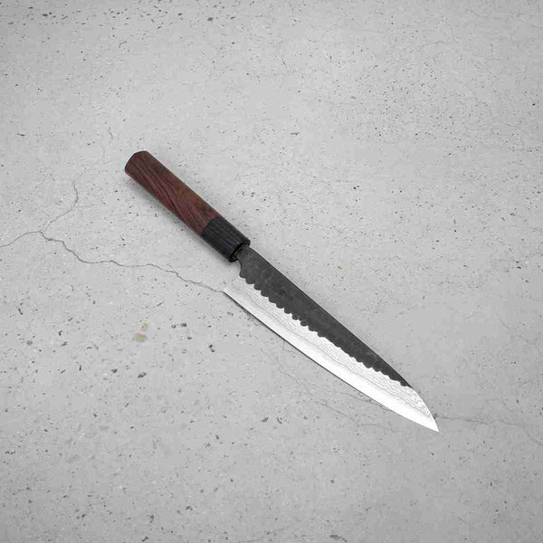 Akifusa Gyuto (Chefs Knife) 160mm, Super Blue Steel, Suminagashi - The ...